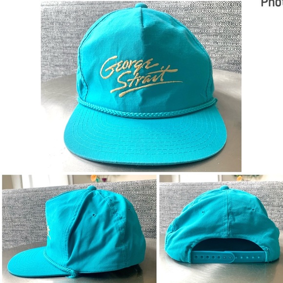 Vintage | Accessories | 8s Vintage George Strait Snapback Hat Country ...